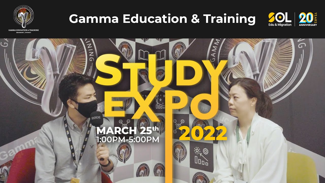 Know more about GAMMA Education & Training | Study Expo Australia - YouTube