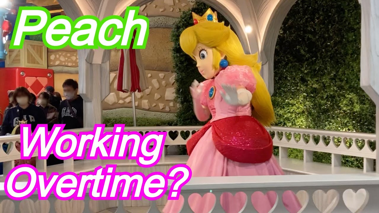 I Finally found Princess Peach!/Super Nintendo World Universal Studios ...
