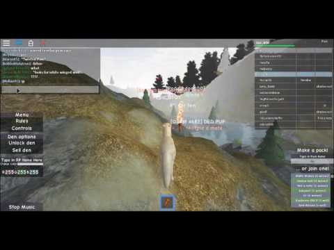 Im a wolf! wolves life roblox - YouTube