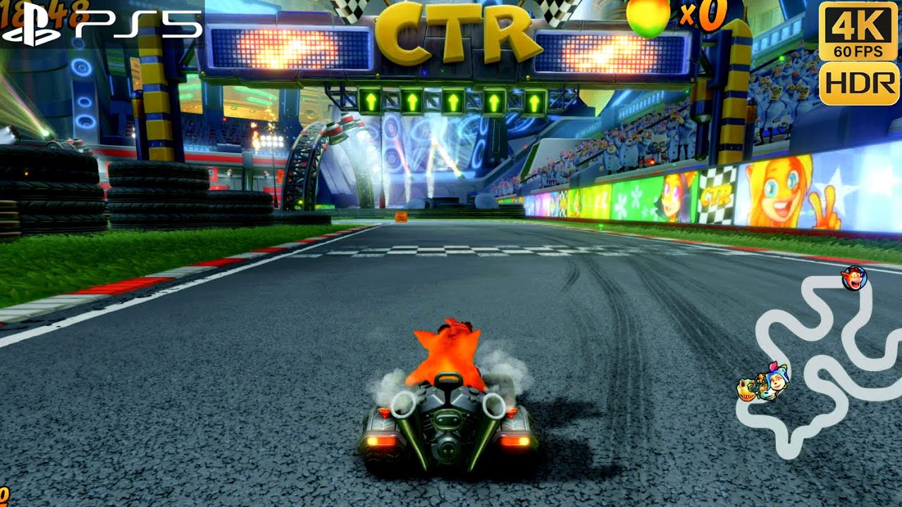 Crash Team Racing CTR - PS5 Gameplay | 4K HDR 60 FPS Hard Mode | Modo ...