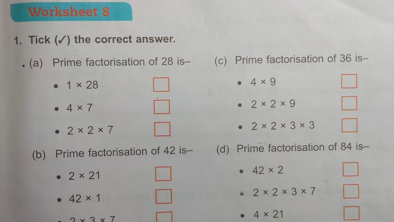 math class 5 chapter 3 worksheet 8 dav public school // math class 5 ...