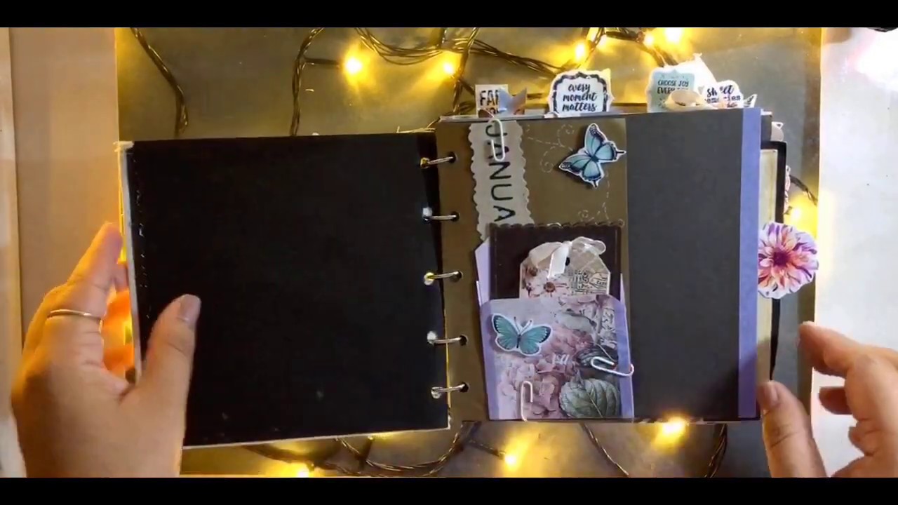 DIY HOW TO SCRAPBOOK-how to make scrapbook+ Tips - YouTube