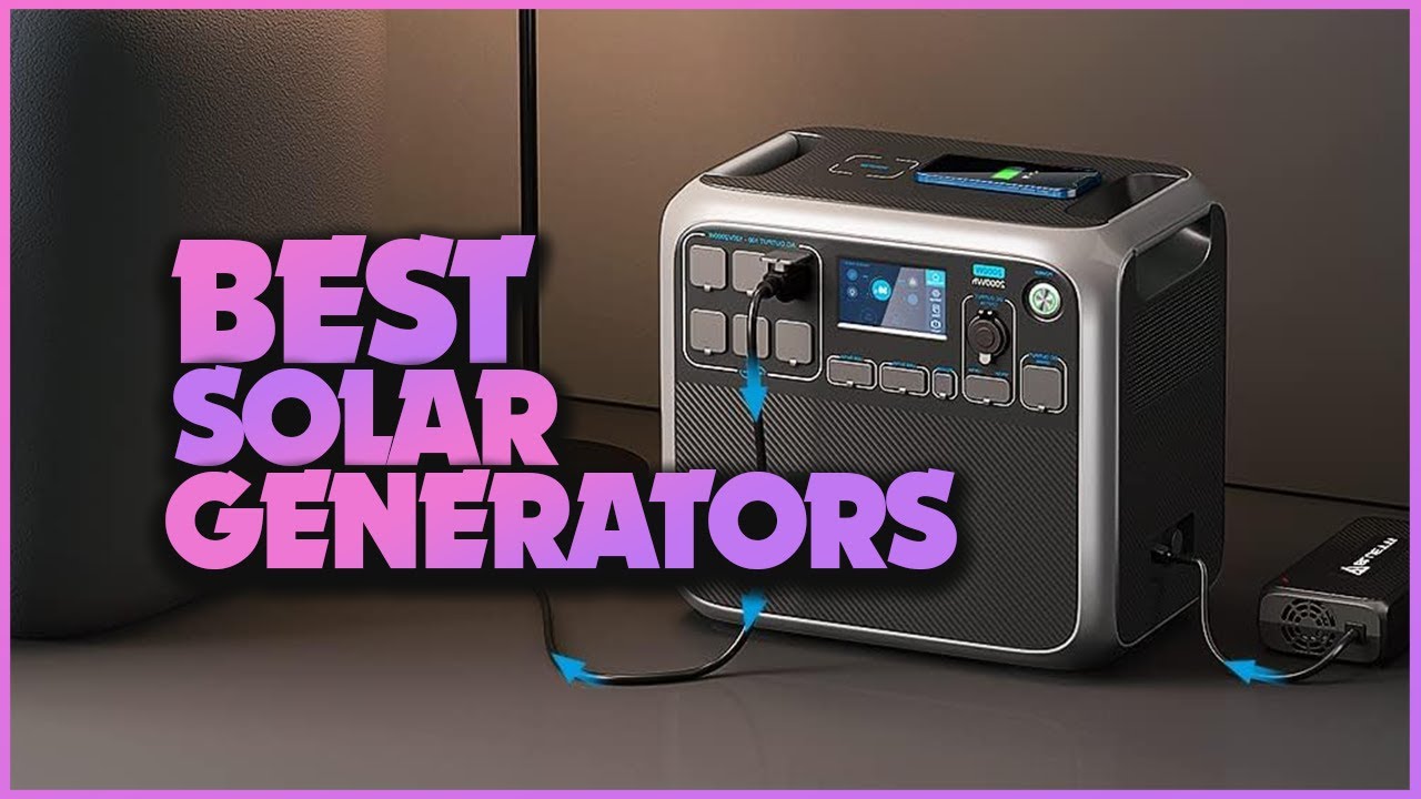 Best Solar Generators for RV, Travel Trailer and Motorhome - YouTube