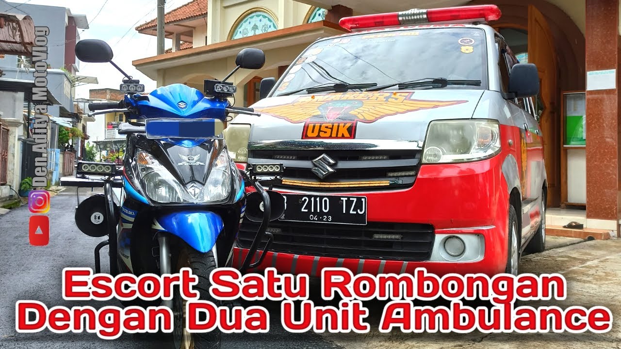 Escort Satu Rombongan Dengan 2 Ambulance | Escorting Ambulance #3 - YouTube