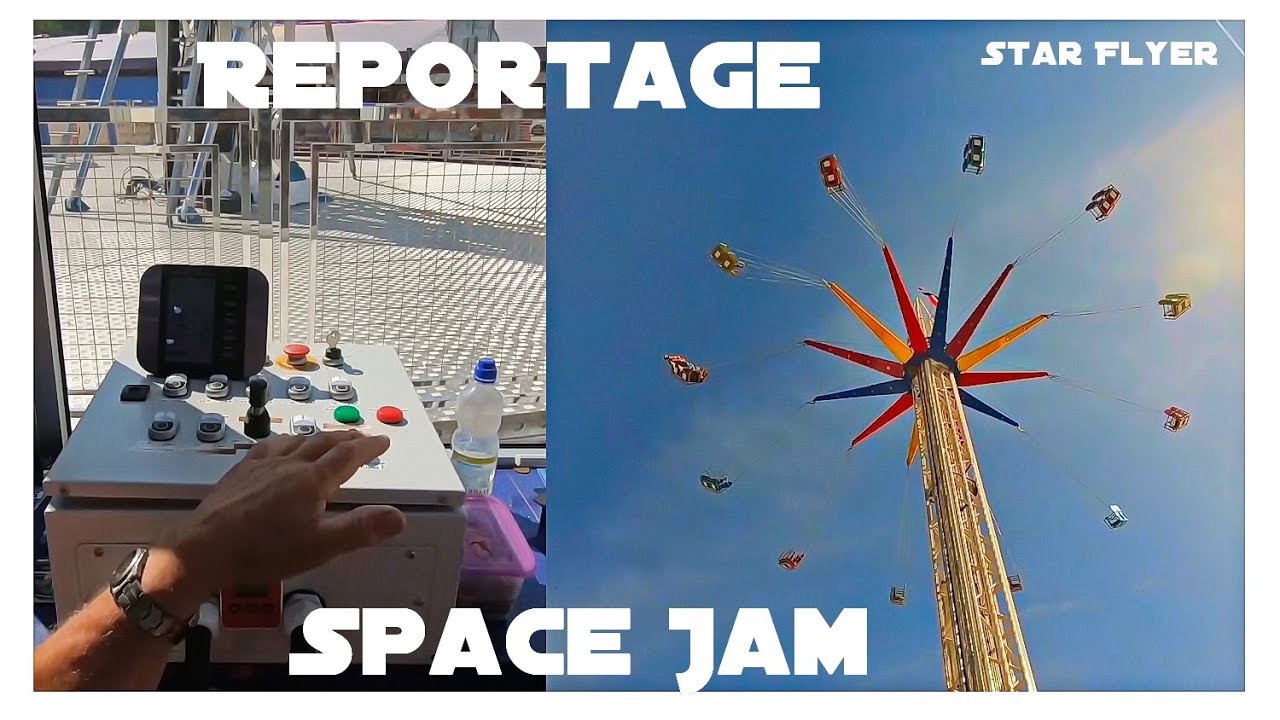Reportage - Space Jam - AK Rides Star Flyer - Alberts Amusement - YouTube