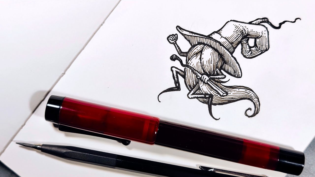 Chill Out & Draw A Tiny Wizard - YouTube