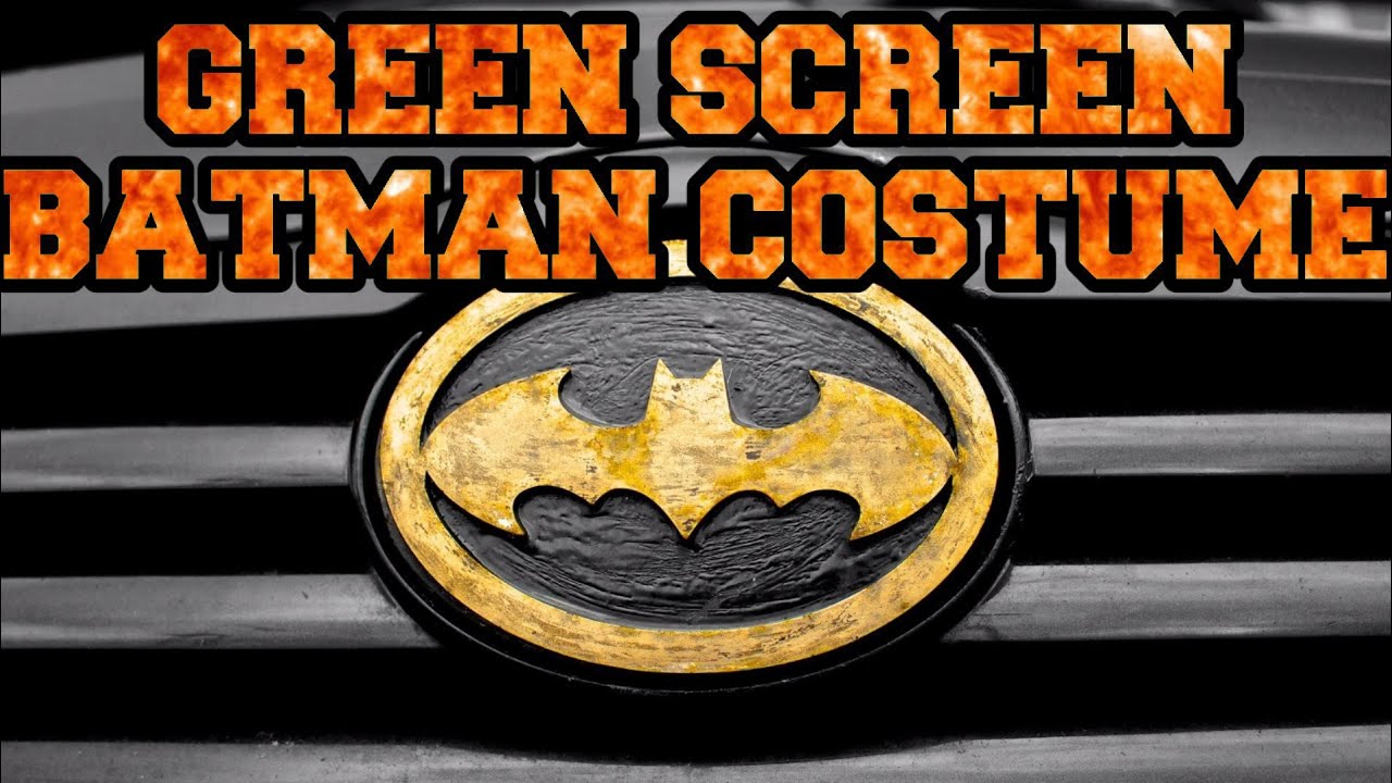 Green screen batman costume - YouTube