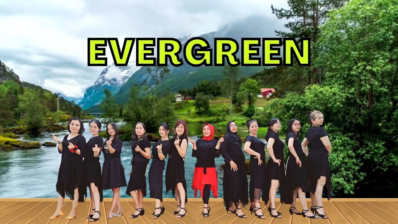 Evergreen Line Dance (Choreo Duma Kristina) - YouTube