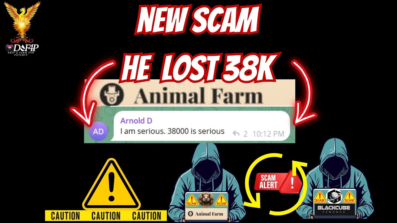 He Lost 38k to THIS Animal Farm Scam! Drip Network Beware! - YouTube