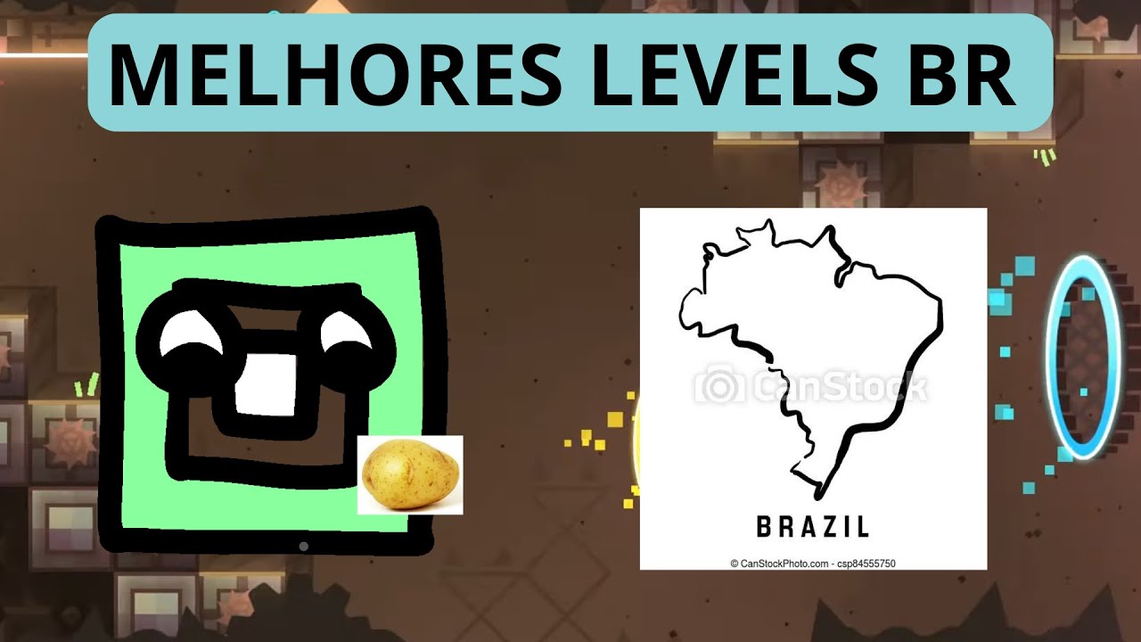 OS MELHORES LEVELS BR DO GEOMETRY DASH (Minha opinião) - YouTube