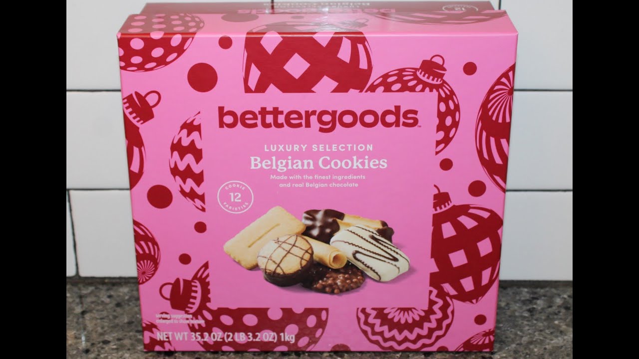 BetterGoods (Walmart) Luxury Selection Belgian Cookies Review - YouTube