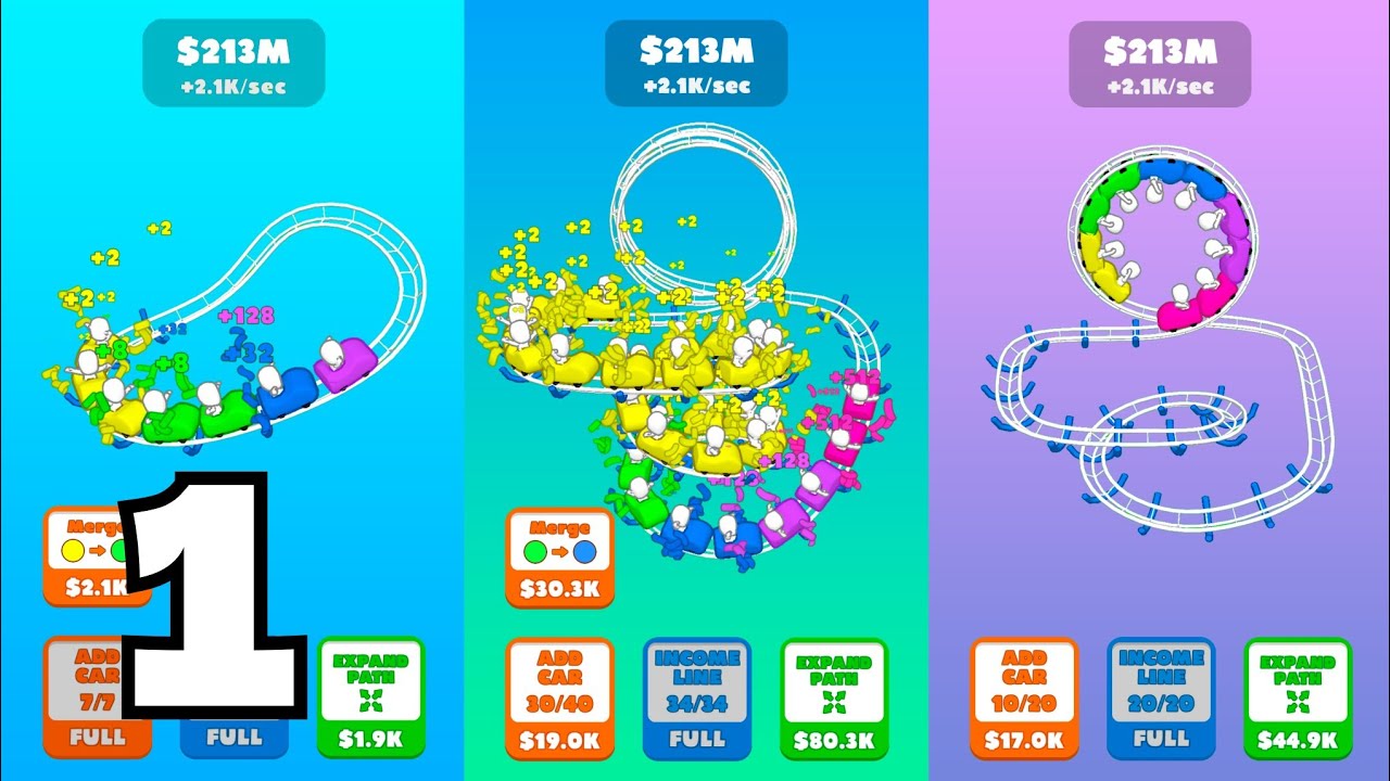 Super Loop - Part 1 Gameplay - Roller Coaster Game - YouTube