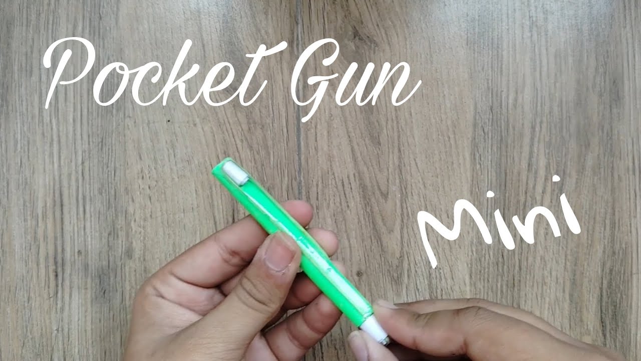 Easy Mini Pocket gun Paper Origami Origami with Viraj - YouTube