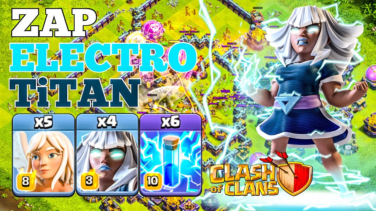 TH15 Zap Electro Titan Smash: Unleashing Destruction in Legend League ...