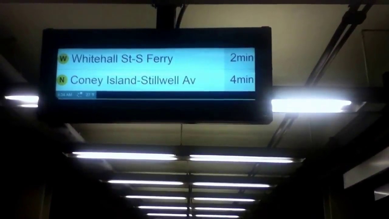 MTA NYC Subway HD: More Countdown Clock Footage at 57 St-7 Av - YouTube