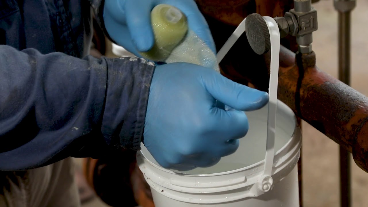 Stop It® Pipe Repair System Application for Active Pipe Leaks - YouTube