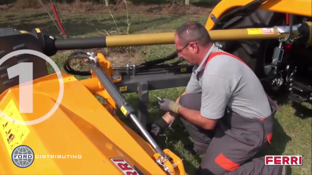 Ferri ZMLE-Offset/in line slope mowers - YouTube