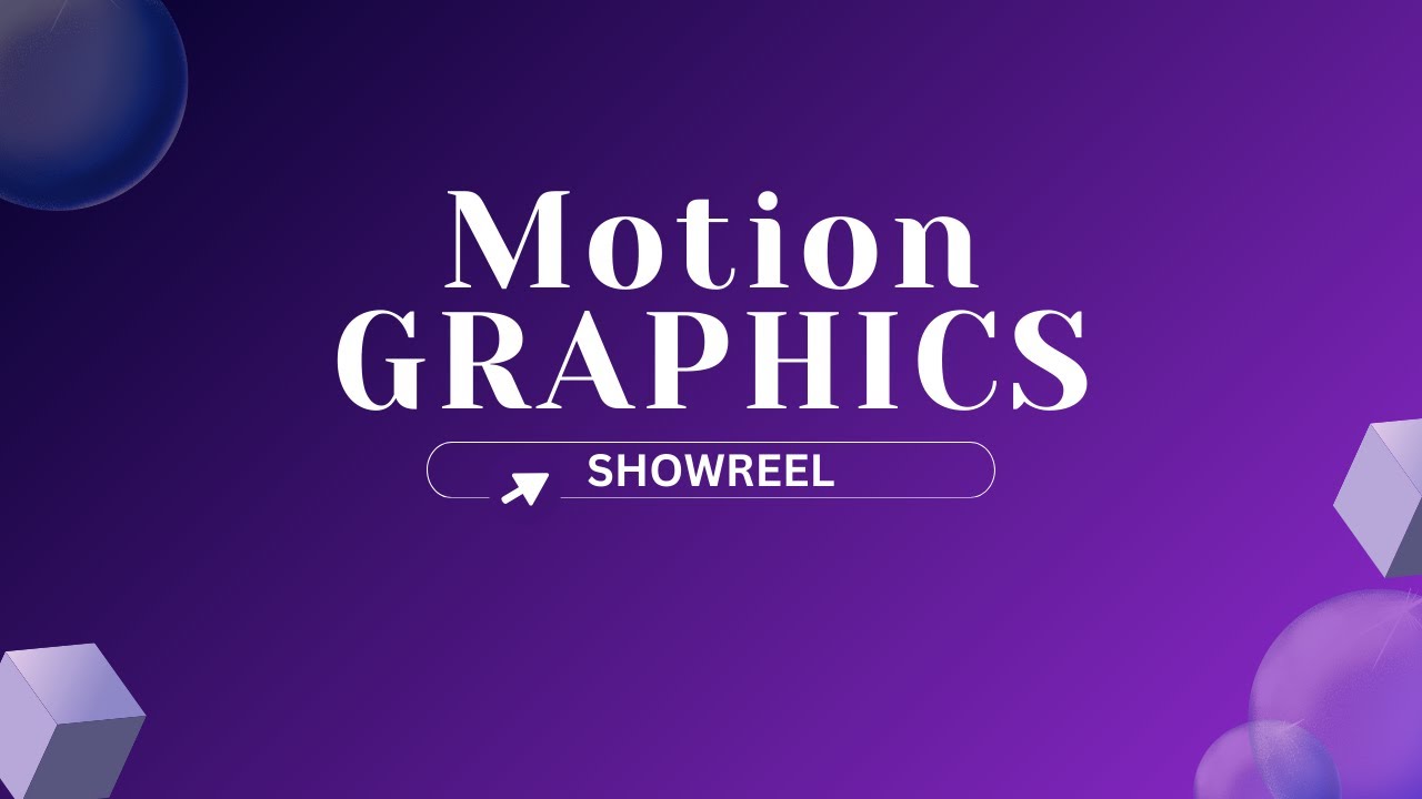motion graphic show reel - YouTube