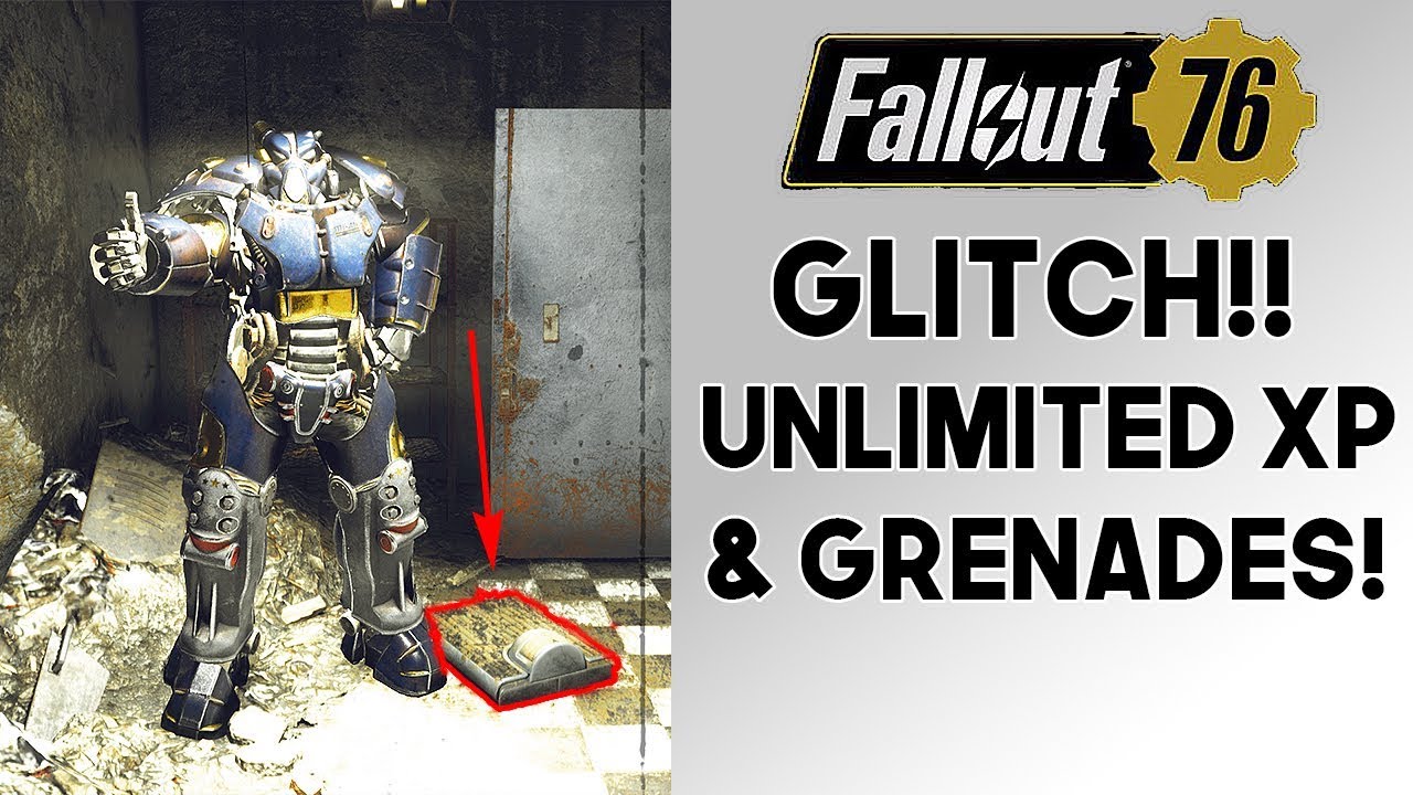 Fallout 76 GLITCH!! UNLIMITED XP & GRENADES!! Partially AFK Farm!! (1.0 ...