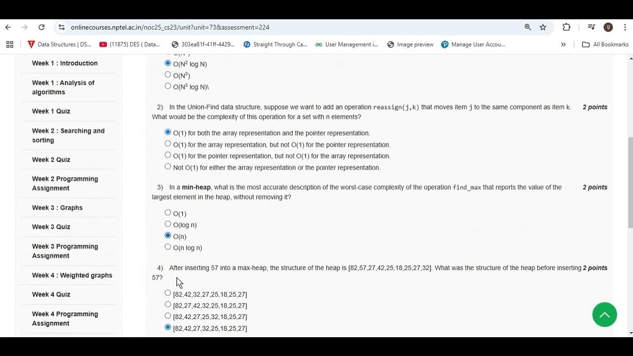 Design and analysis of algorithms week 5 Assignment Solution Nptel 2025 - YouTube