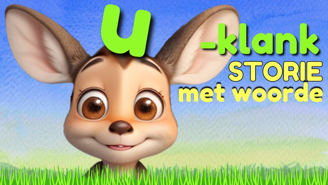 u-klank Afrikaanse storie vir kinders met woorde | Alfabet letters ...