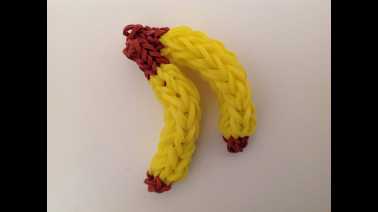 Rainbow Loom Nederlands, 3d banaan - YouTube