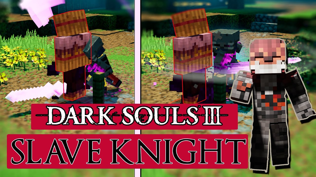 Slave Knight Gael - Dark Souls III - In Minecraft Dungeons - YouTube