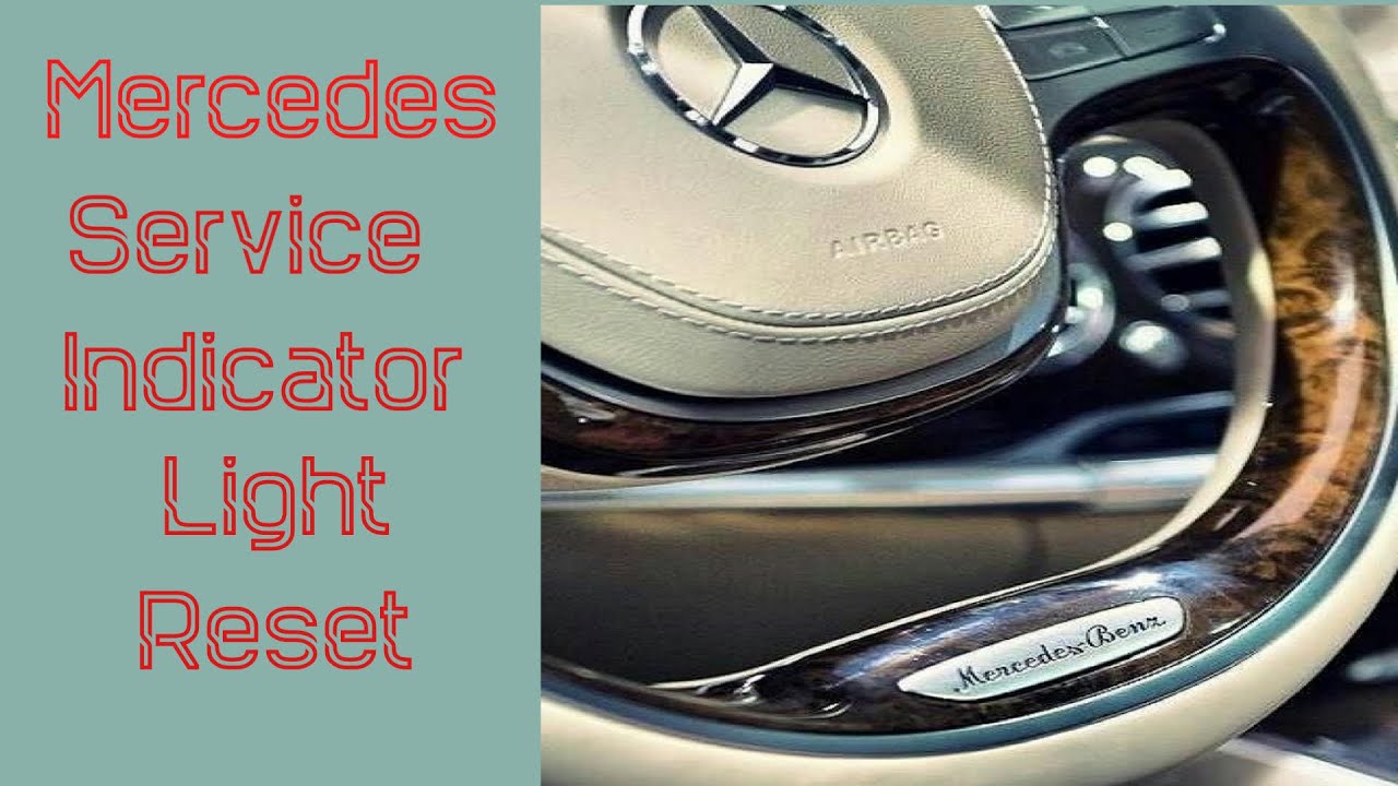 Mercedes service indicator light reset - YouTube