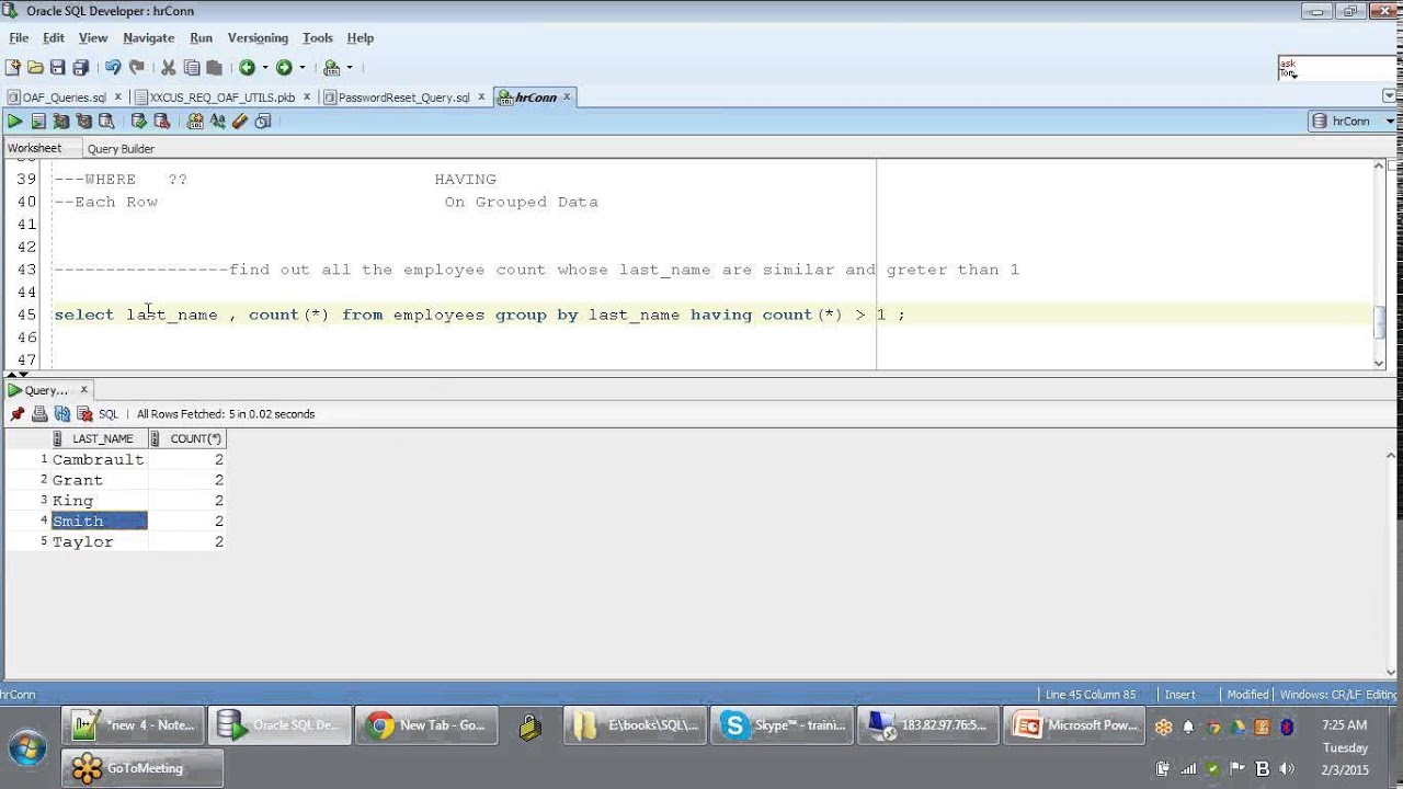 Sql Group By Clause Youtube