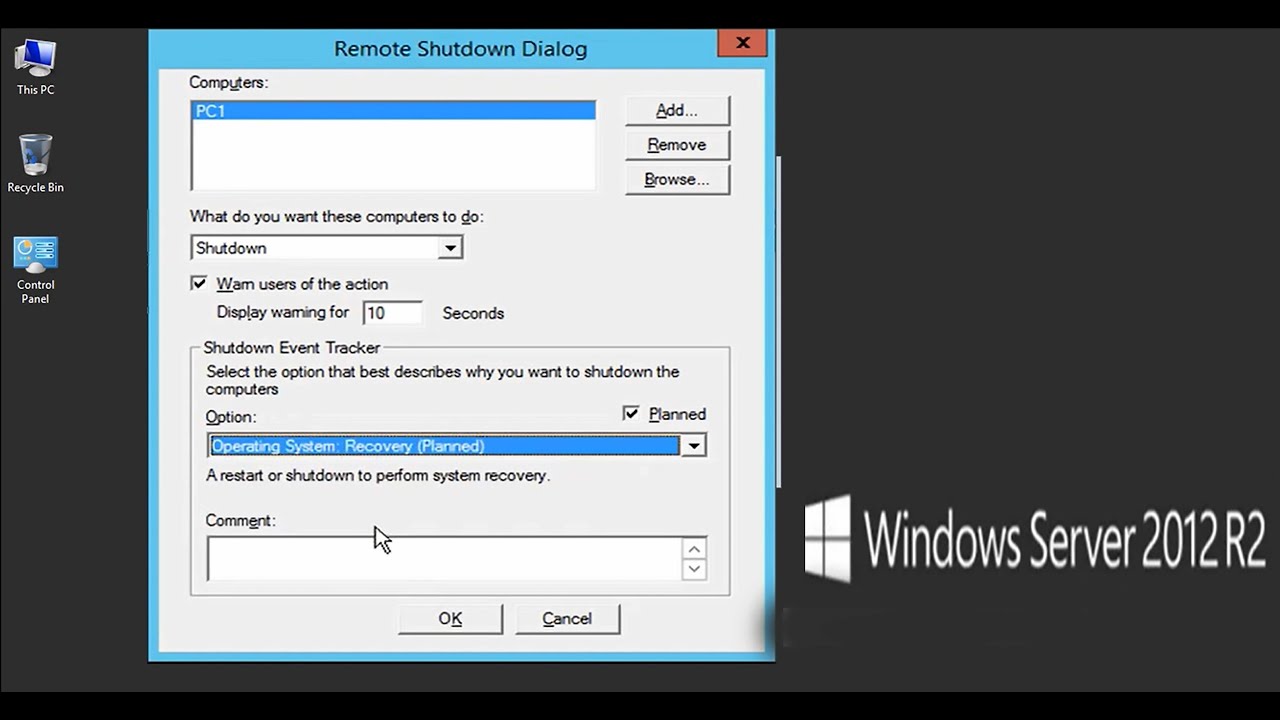 How To Remotely Shutdown All Computers: Windows Server 2012 Network ...