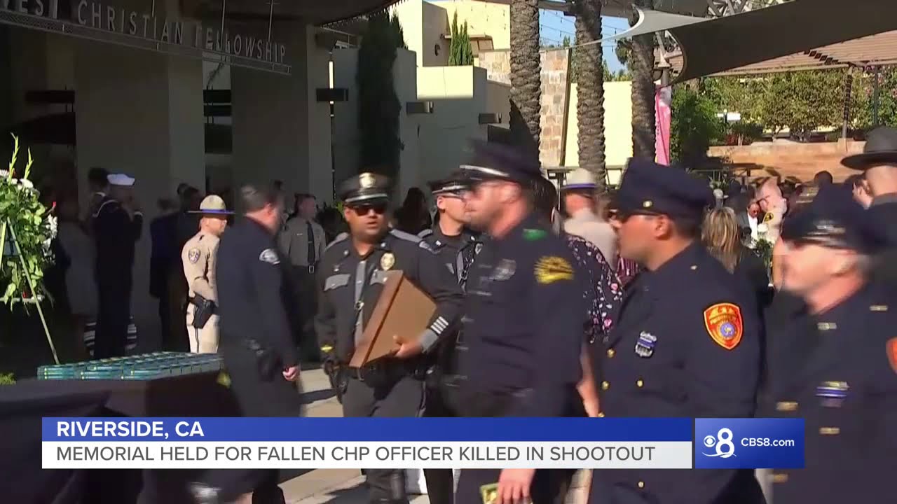CHP officer who was killed in shootout in Riverside remembered in a ...