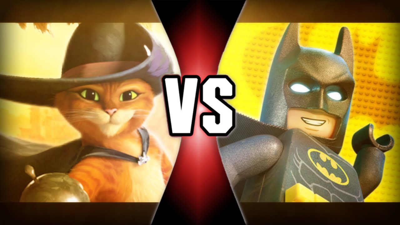 Puss in Boots VS LEGO Batman (Shrek VS The LEGO Movie) Death Battle fan ...