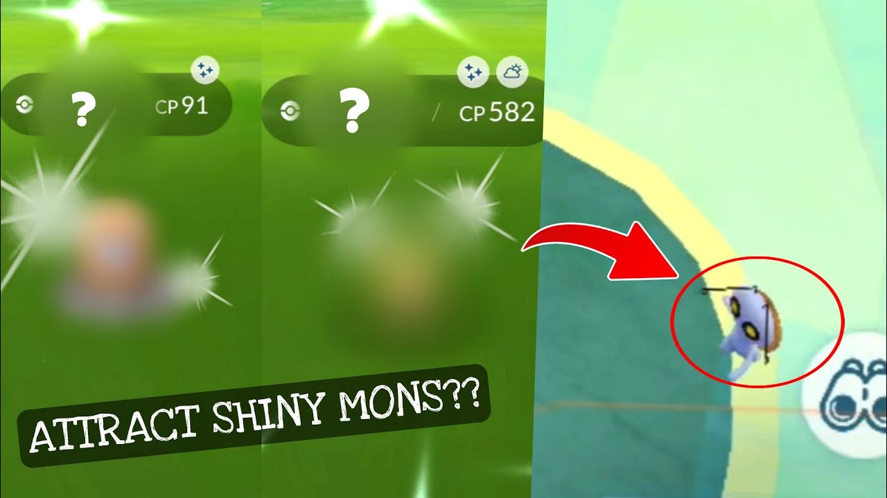 Mysterious Pokemon attract Shiny Pokemon.. - YouTube