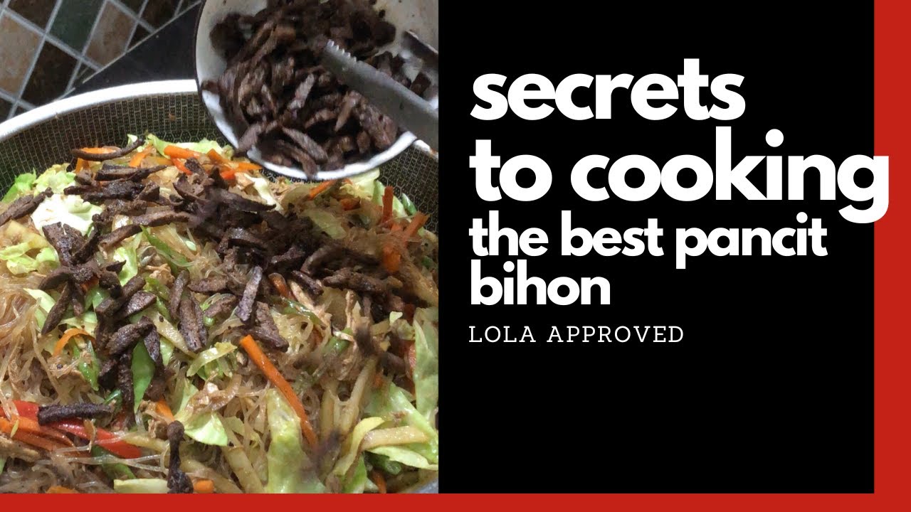 How to Cook The Best Pancit Bihon Guisado - YouTube