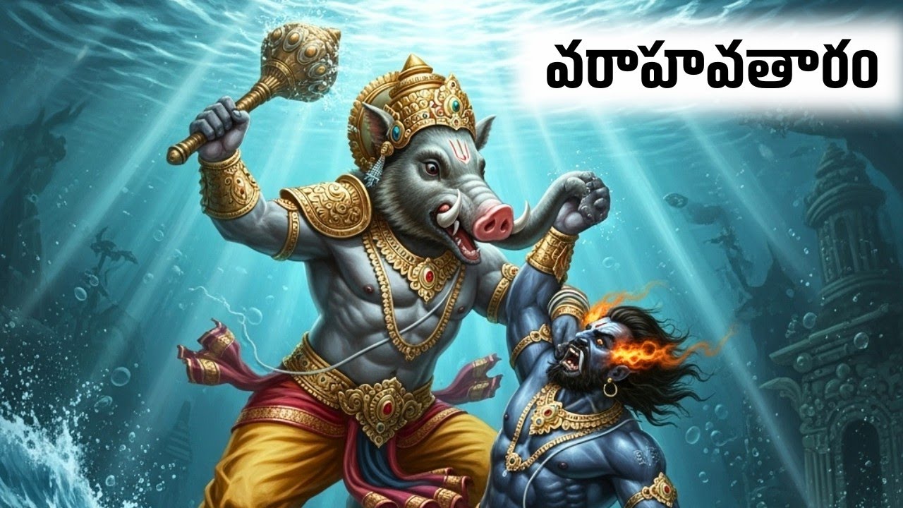 Varaha Avatar Story | వరాహవతారం రహస్యం | Lord Vishnu Dashavatara ...