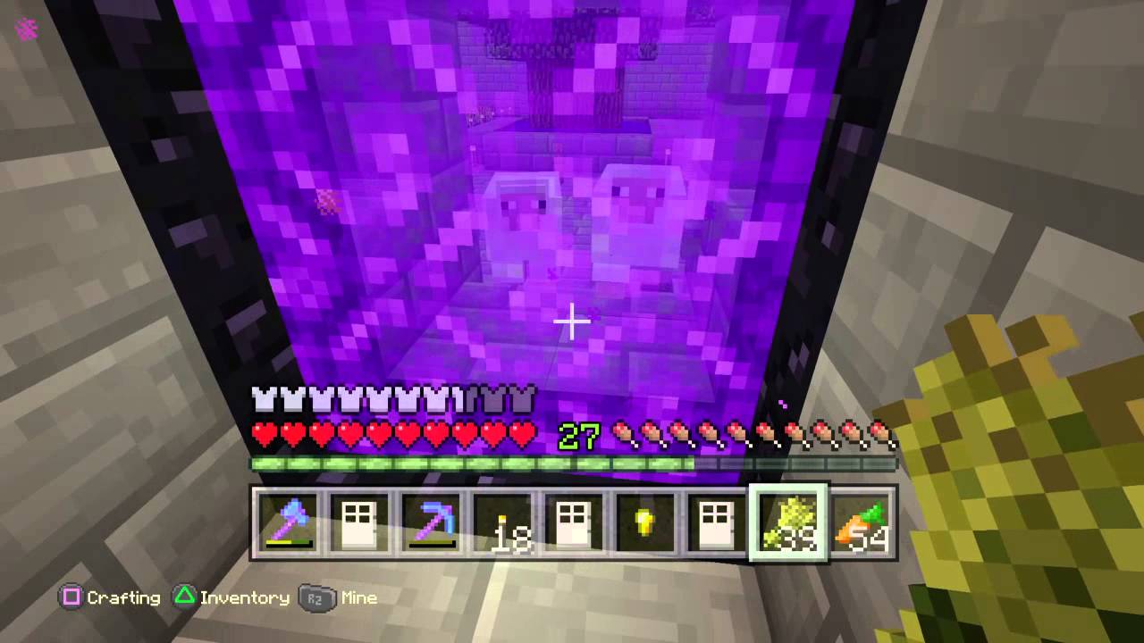 Breed Sheep in the Nether Minecraft PS4 - YouTube