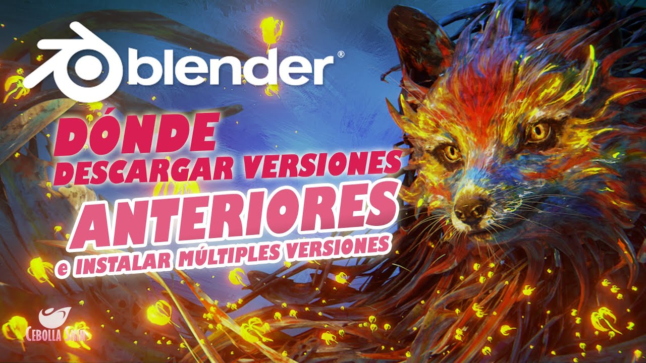 En dónde descargar las versiones anteriores de Blender, múltiples ...