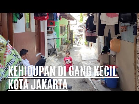 Desa Tersembunyi Di Gang Kecil Jakarta || Walk Around the Narrow Alleys ...