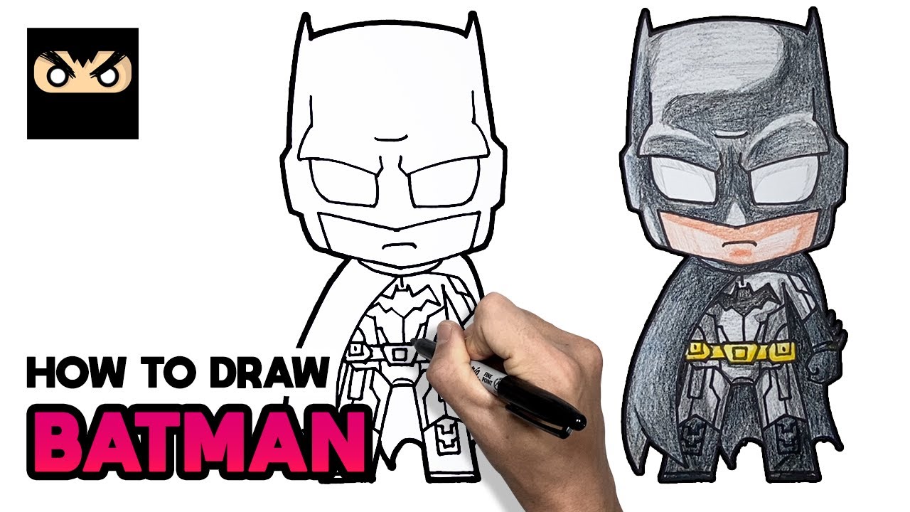How to draw BATMAN | DC COMICS - 배트맨 그리기 | 디씨 코믹스 - YouTube