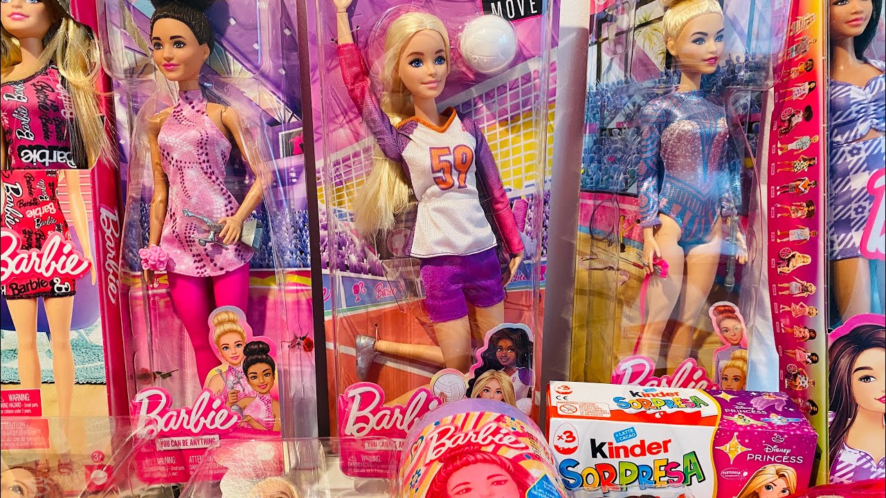 ASMR Unboxing Barbie Competition - YouTube