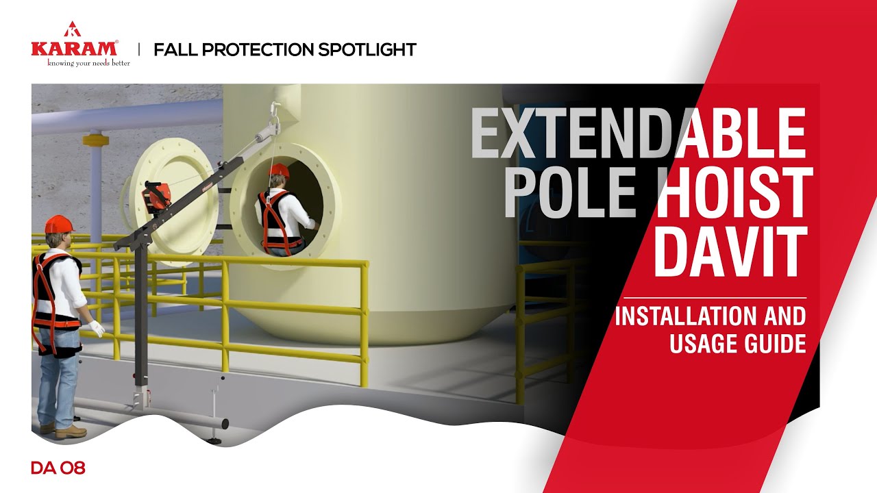 KARAM's Extendable Pole Hoist Davit DA08: Revolutionizing Safety with ...