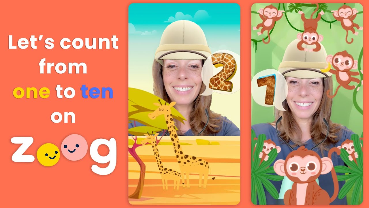 Learn to Count with Animals! | Zoog for Toddlers | Teach Kids with Short, Fun Education Videos ...