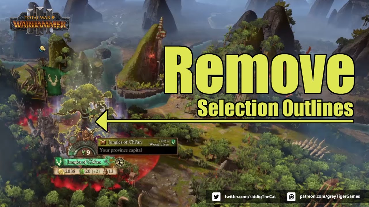 Remove Selection Outlines on the Campaign Map [Total War: Warhammer 3 ...
