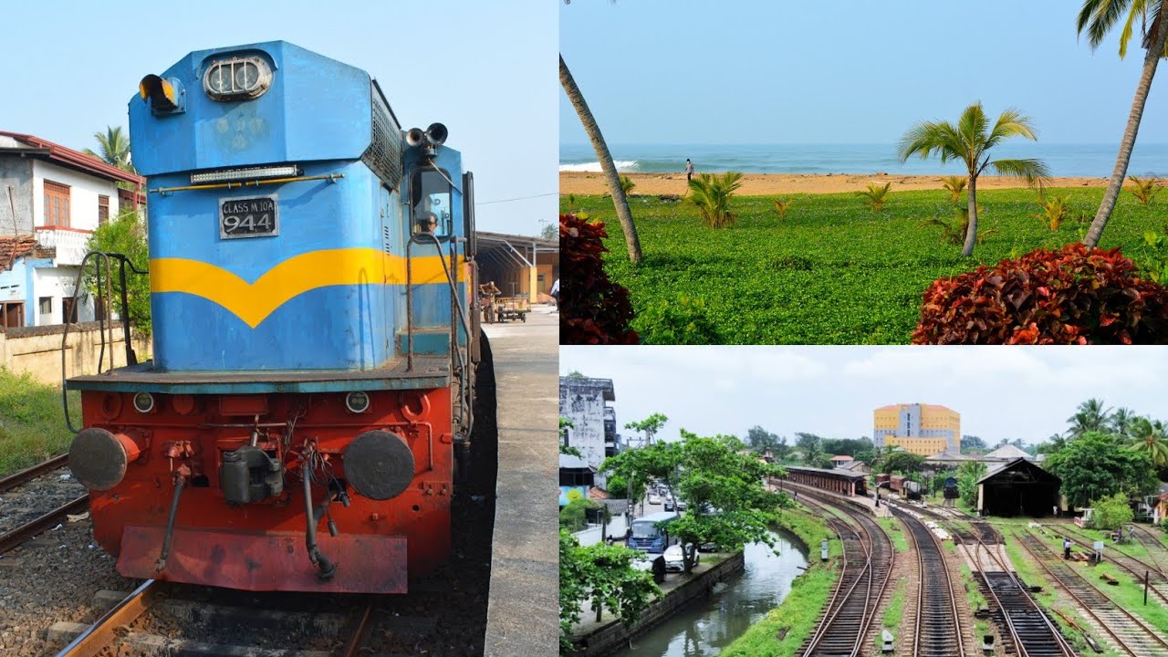 Colombo Fort to Galle Full Train Journey with Wdm3d Diesel Locomotive ...