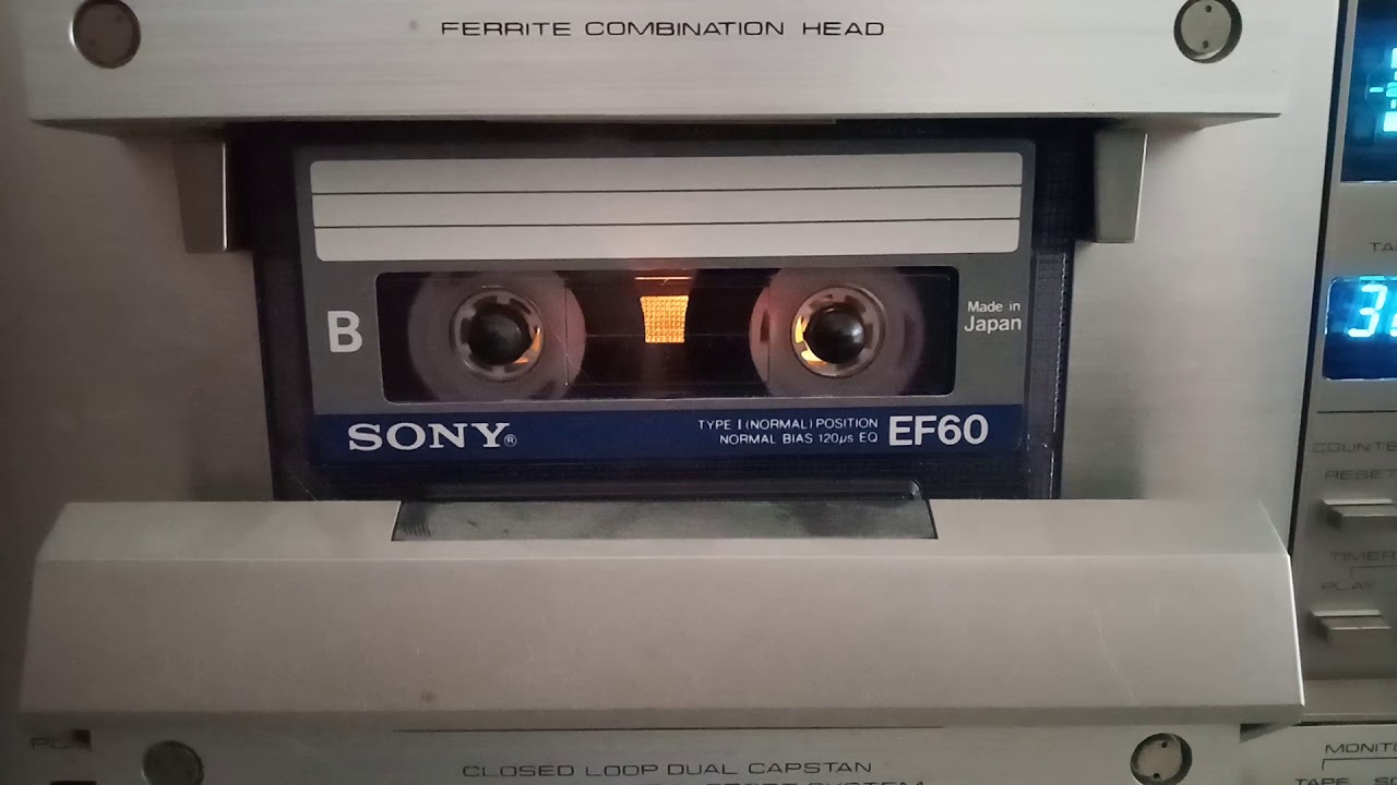 Pioneer ctf-950 tocando cassete Sony EF60 - YouTube