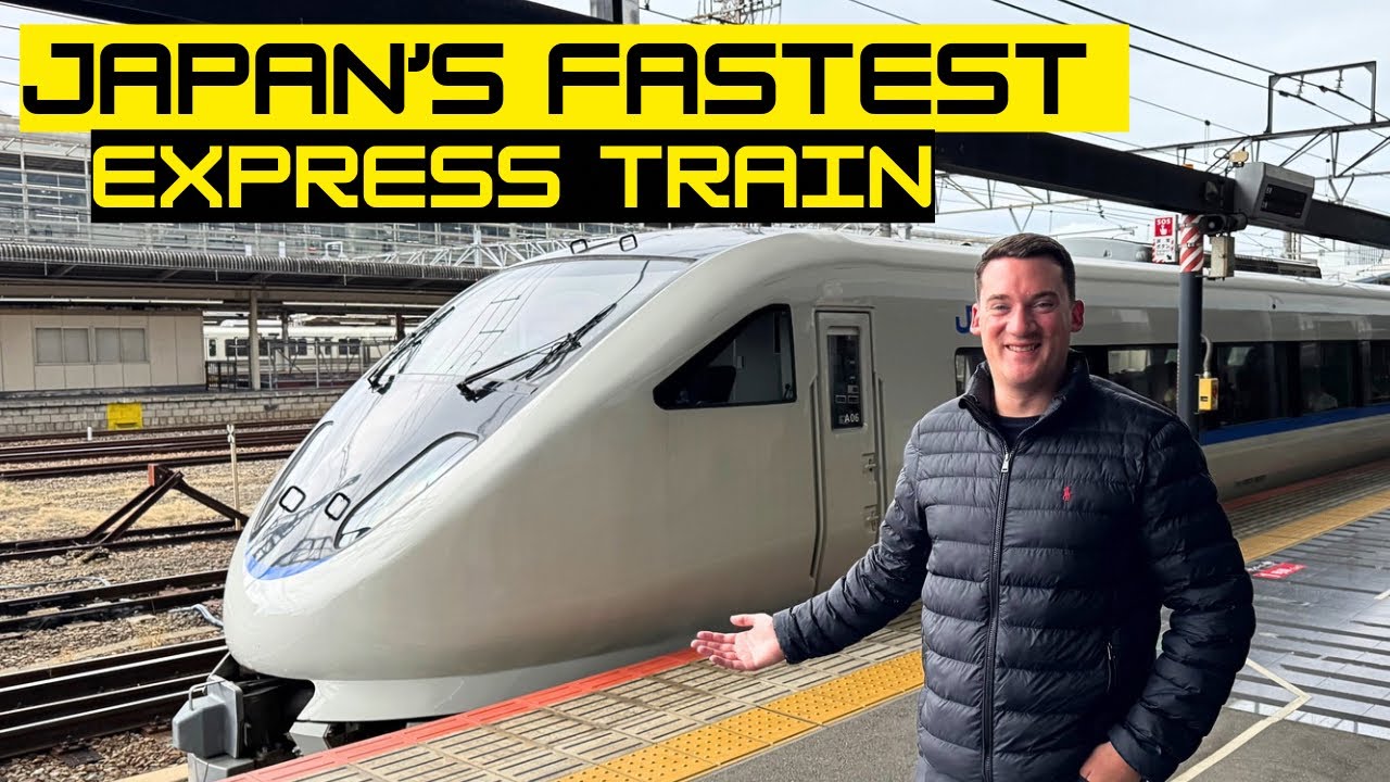 Japan’s Fastest Express Train in First Class (Osaka to Kyoto ...