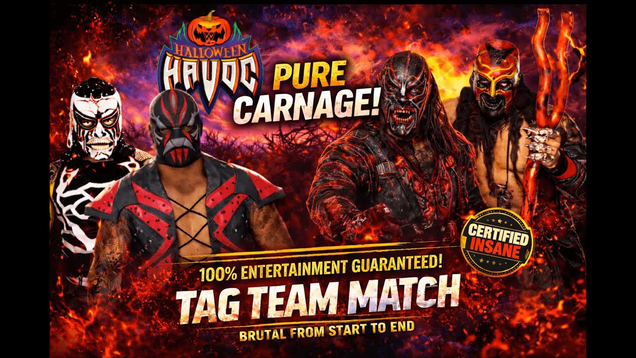PENTA & CRAMES vs BOOGEYMAN & THE FIEND | TAG TEAM MATCH | WWE 2K25 (PC ...