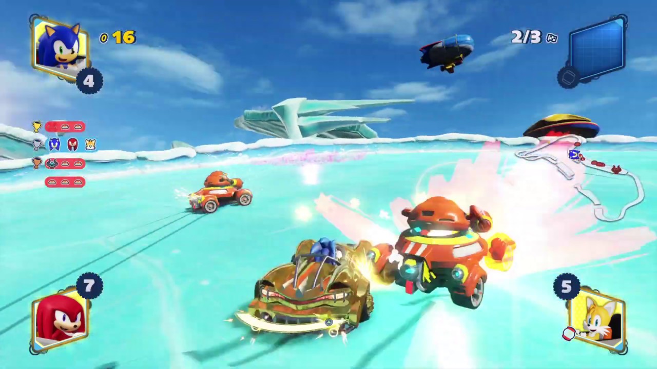 Team Sonic Racing: ZAVOK Showdown Race. Sonic gameplay stage 7-2. - YouTube