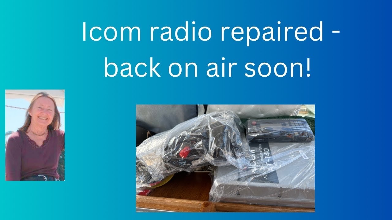 Icom radio and tuner repaired - soon back in action - YouTube