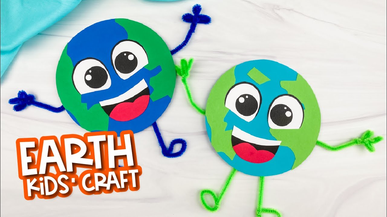 Earth Paper Craft For Kids - YouTube